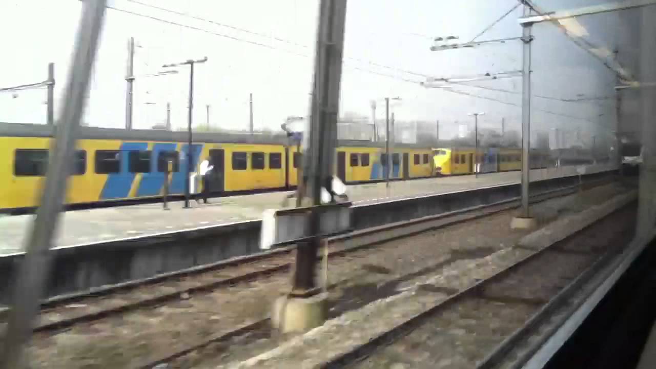 NS Plan V 950 + 446 en NS SLT treinen te Rotterdam Stadion - YouTube
