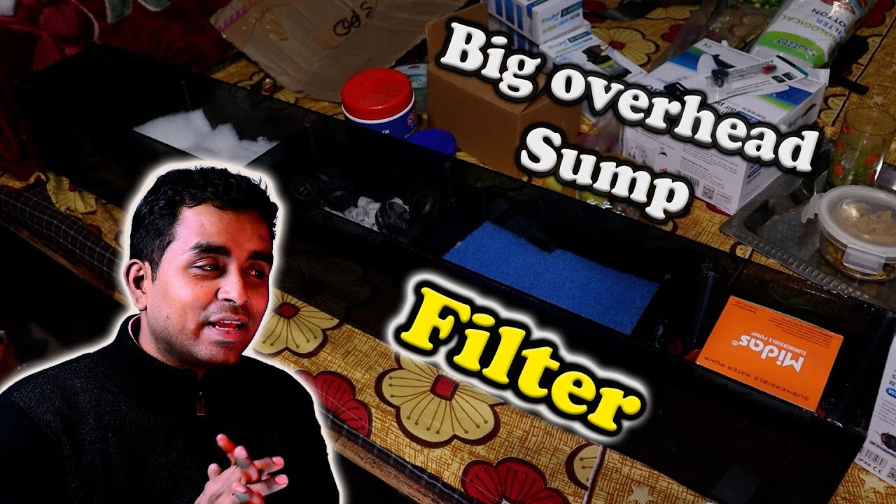 🔶Best filter for Aquarium Big overhead sump filter|big sump filter|big ...