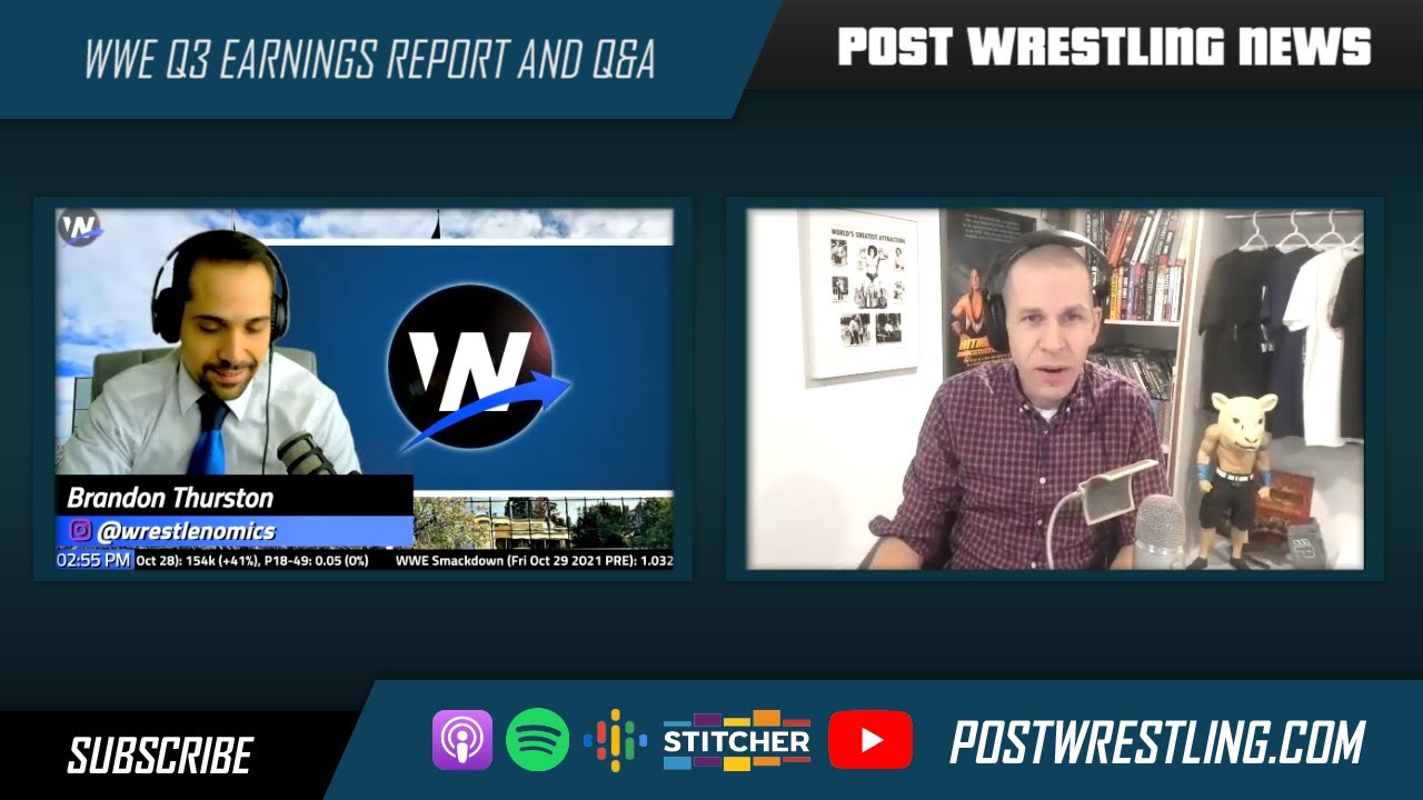 WWE Q3 2021 Earnings Report and Q&A with Brandon Thurston - YouTube