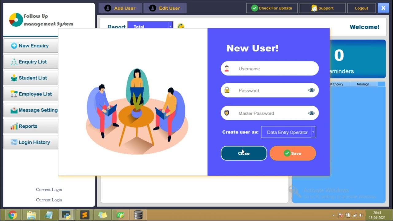 PyQt5 Modern GUI with sqlite3 and Firebase - YouTube