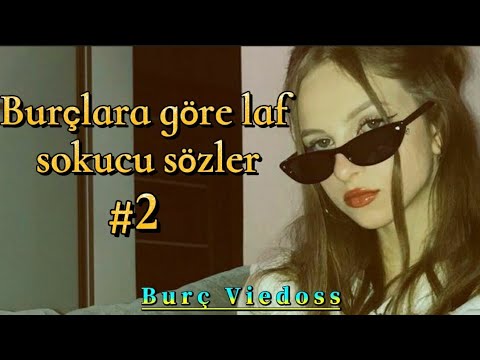 Burçlara Göre Süper Laf Sokucu Sözler #2 (Muhteşem Sözler 🔥)