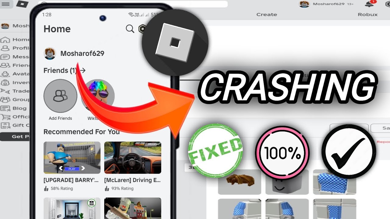 how to stop roblox from crashing mobile | Fix Roblox Crashing On iOS ...