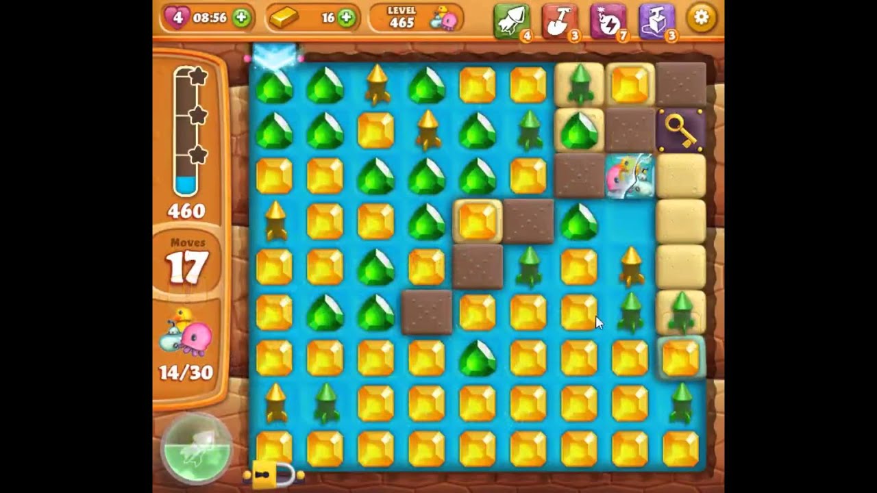 Diamond Digger Saga Level 465 - YouTube