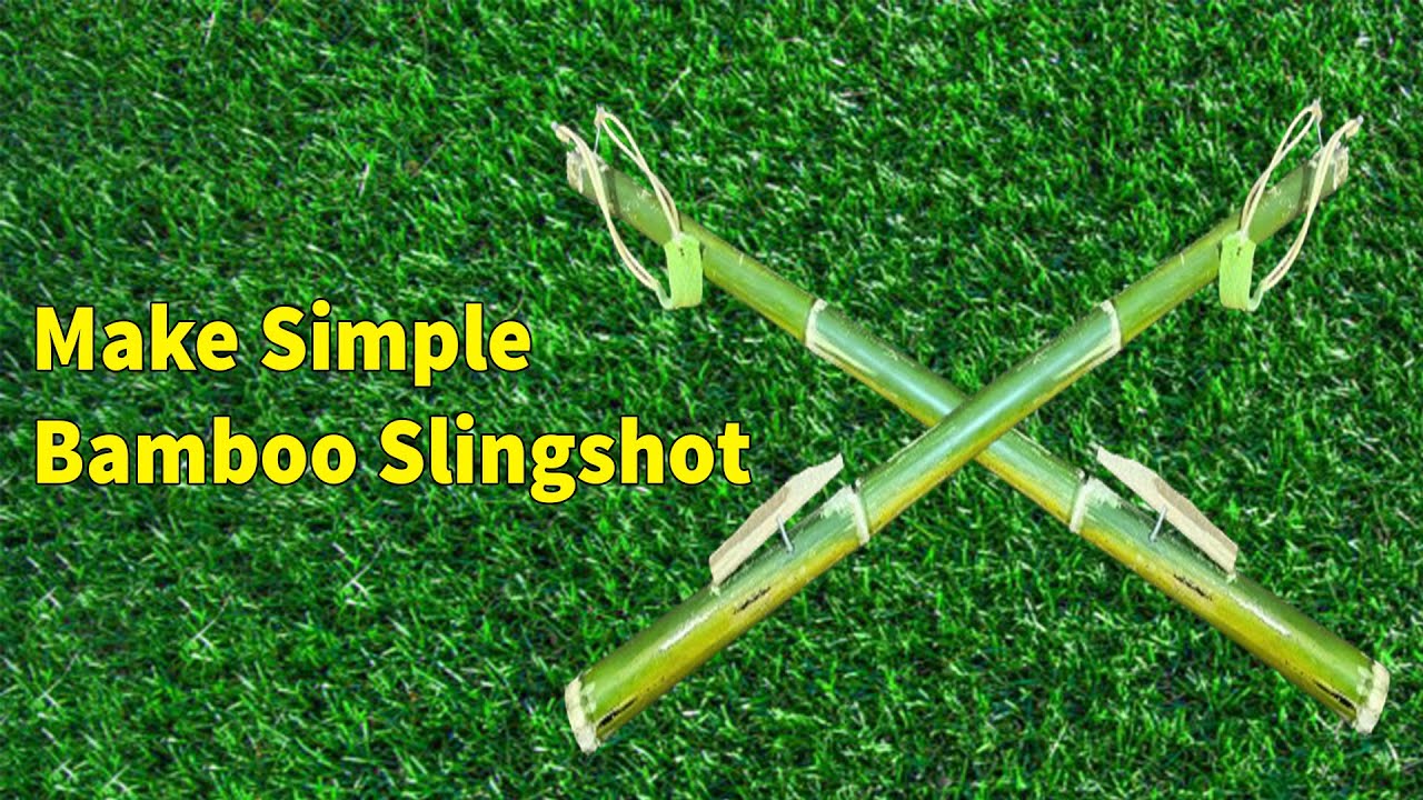 I Built a DIY Bamboo Slingshot in My Backyard and It's INSANE! - YouTube
