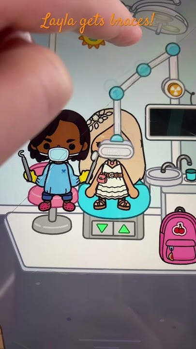 Layla gets braces! #tocaboca #toca #aesthetic #dentist - YouTube