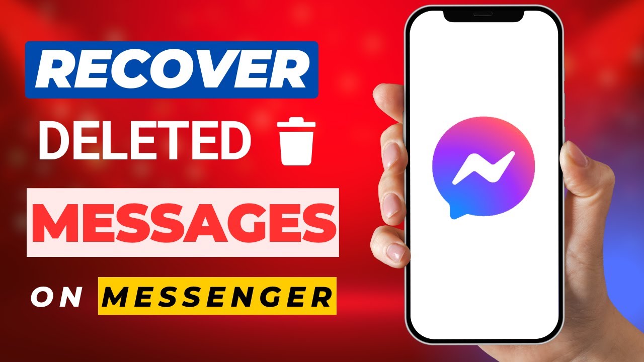 How to Recover Deleted Messages on Messenger - YouTube