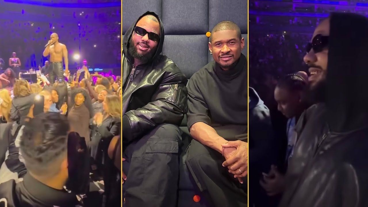 Usher Linked Up With The Game Last Night And Giving His Flowers He ...