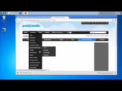 Tutorial Crear Podcast en Podomatic - YouTube
