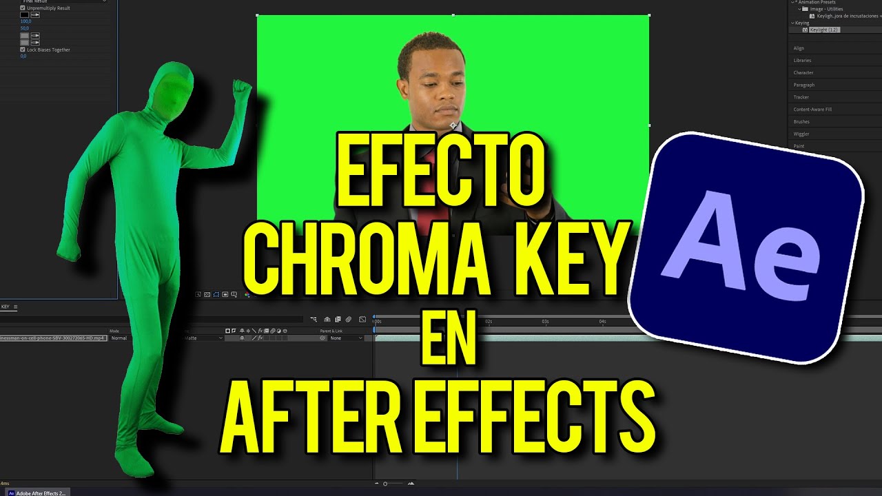 Hacer el efecto Chroma en After Effects - YouTube
