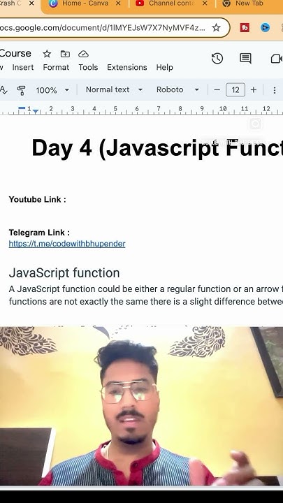 React Tutorial Day 4 Webdevelopment Reactjs Reacttutorial Javascript Youtube 