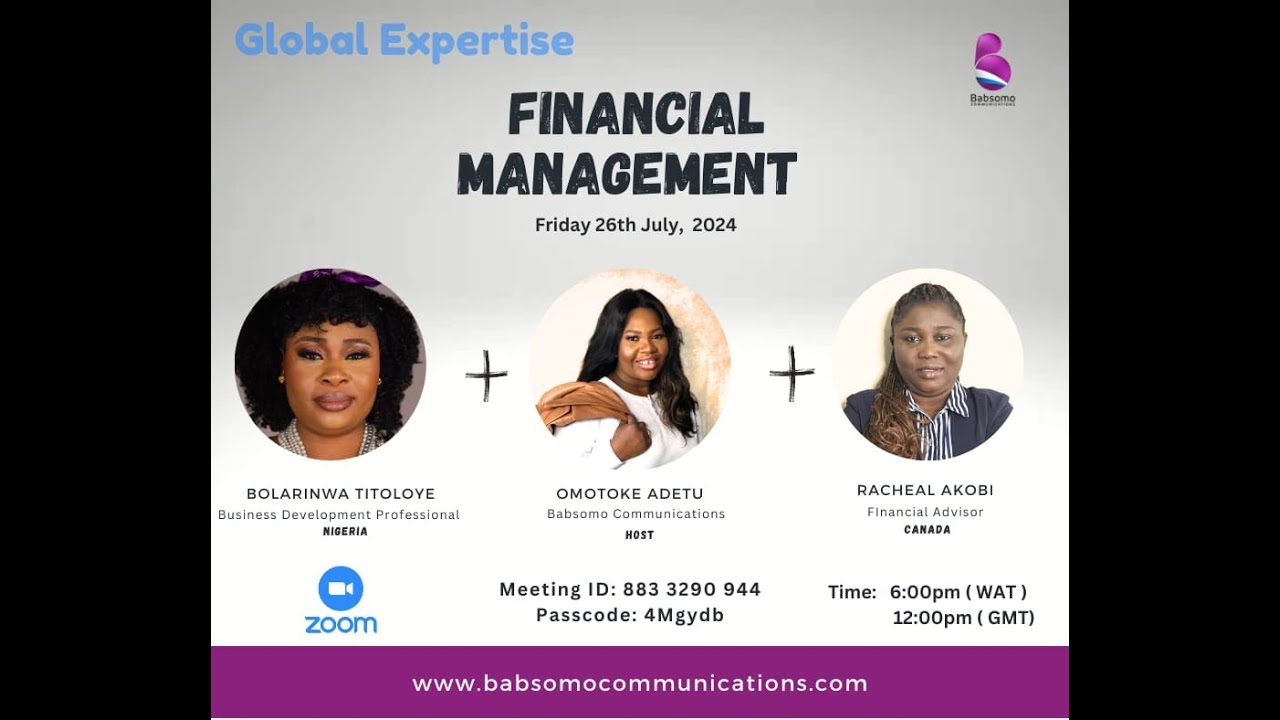 GLOBAL EXPERTISE - Financial Management - YouTube