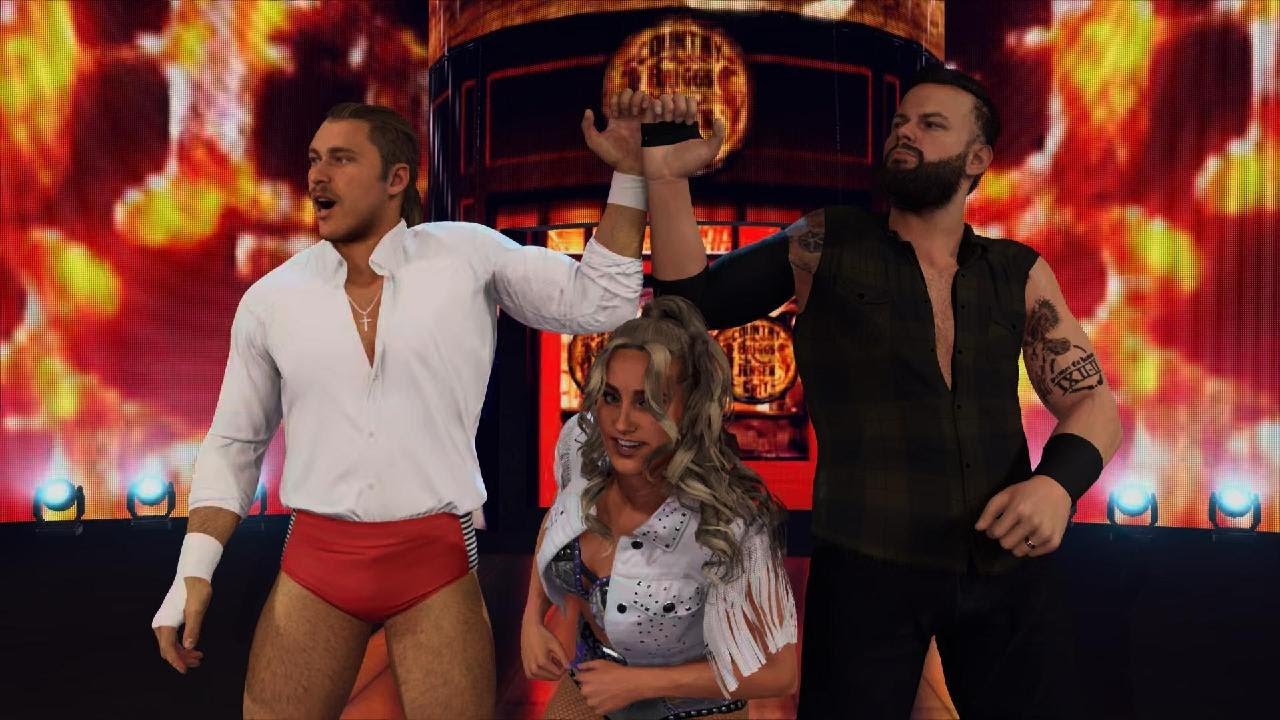 WWE 2K24 - Gigi Dolan VS Fallon Henely - YouTube