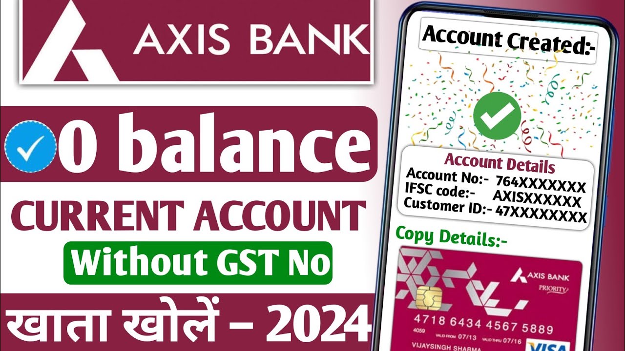 Axis bank current account opening online | Current account kaise khole ...