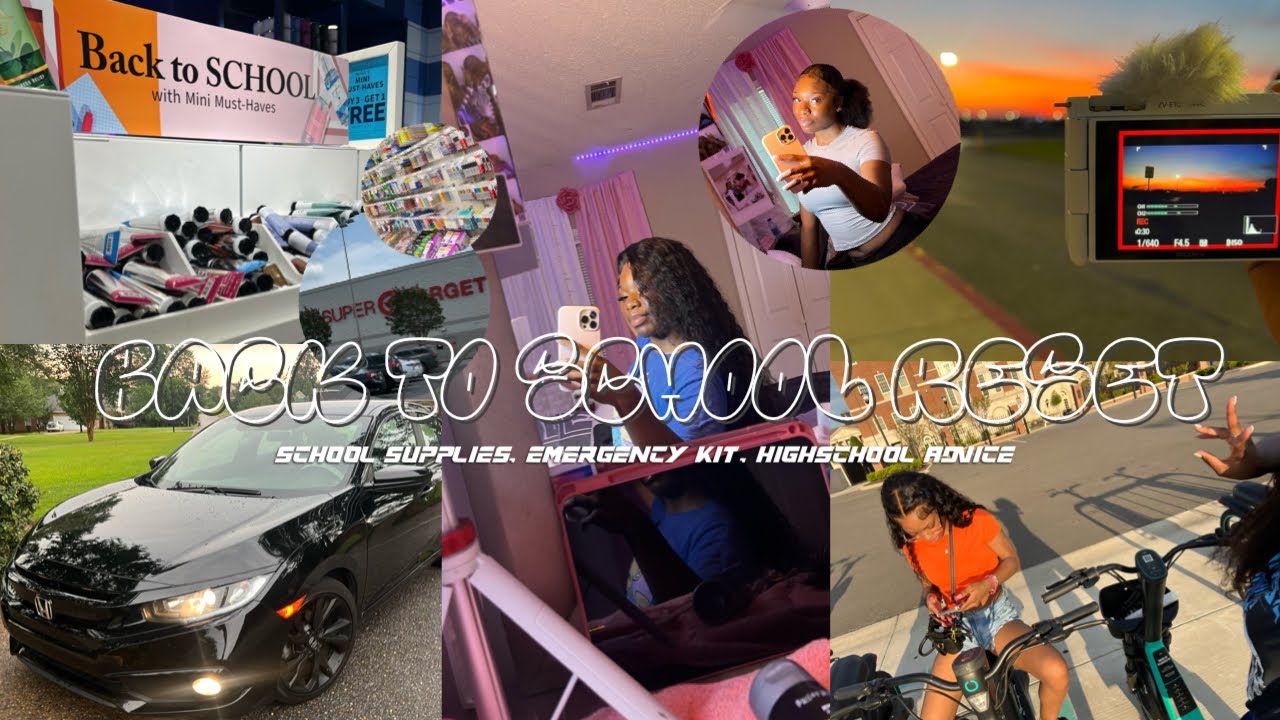 Back To School Reset:last summer days, bts supplies,emergency kit,highschool advice ft.Hermosa ...