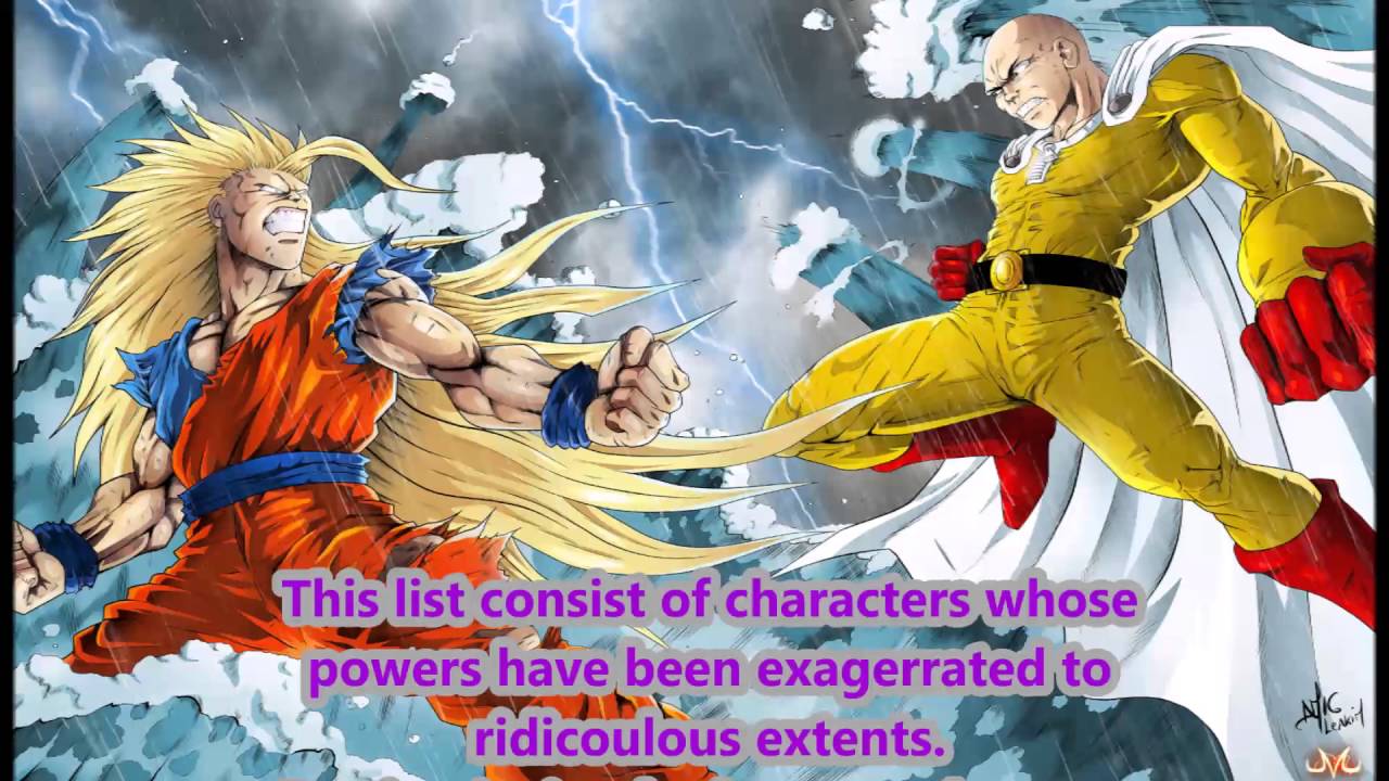 Top 10 Most Exaggerated Characters in Anime and Comics - YouTube