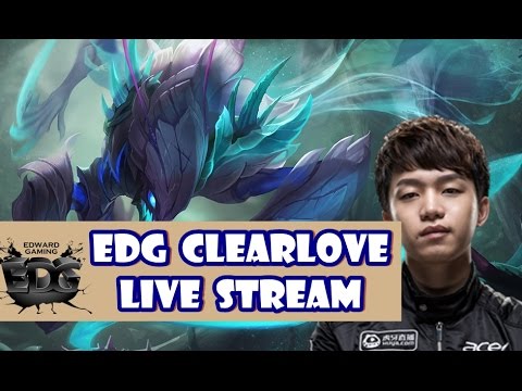 [ June 30,2016 ] EDG Clearlove ft deft,bang,duke,scout - Khazix jungle - s6 live stream - YouTube