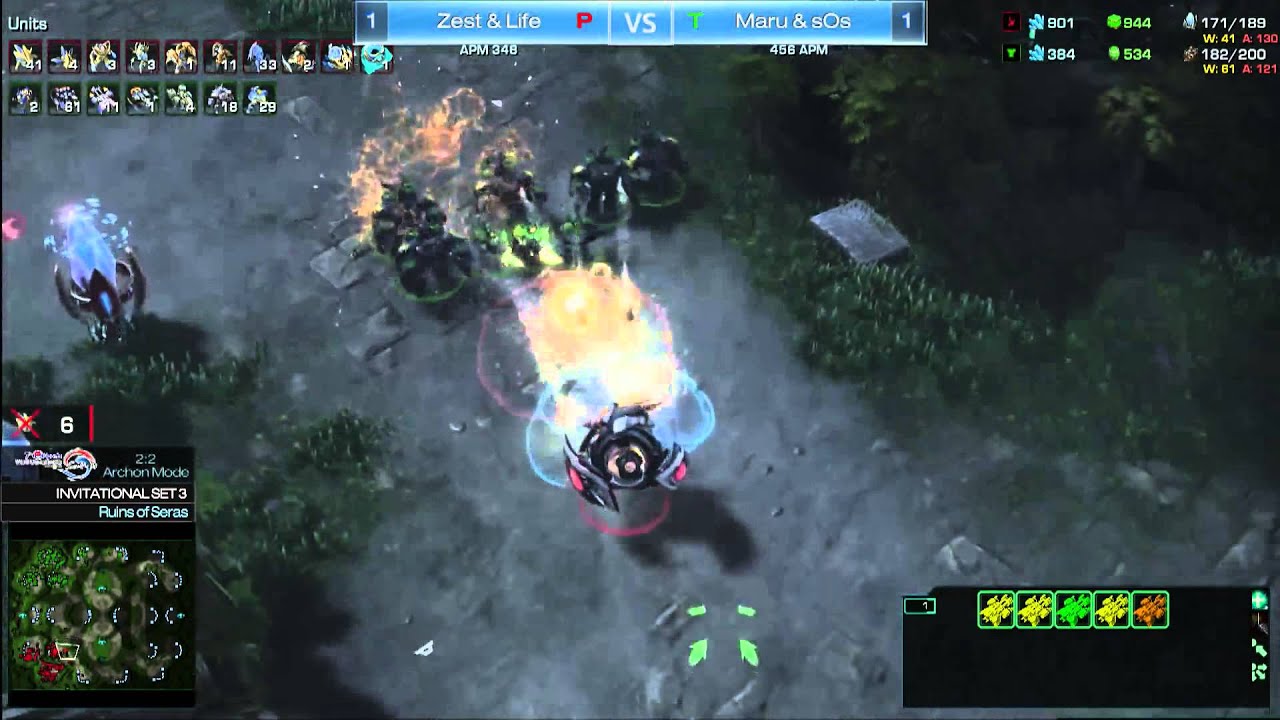 [2015 IESF] SC2 Invitational set3 Zest & Life vs Maru & sOs -EsportsTV ...