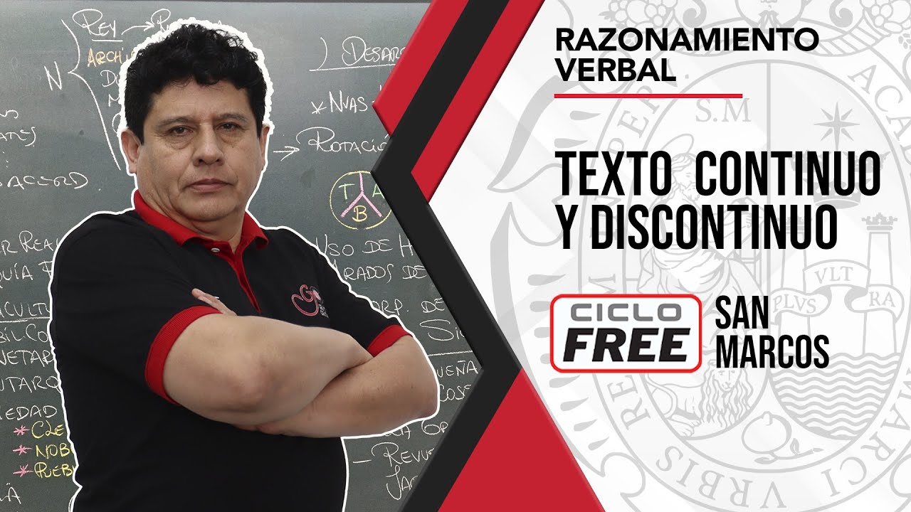 R.V. - Texto Continuo y Discontinuo [CICLO FREE] - YouTube