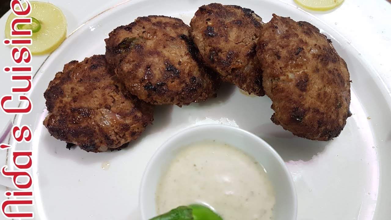 Camel Meat Kabab Recipe - اونٹ کے کباب - Nida's Cuisine - Onth ke kabab ...