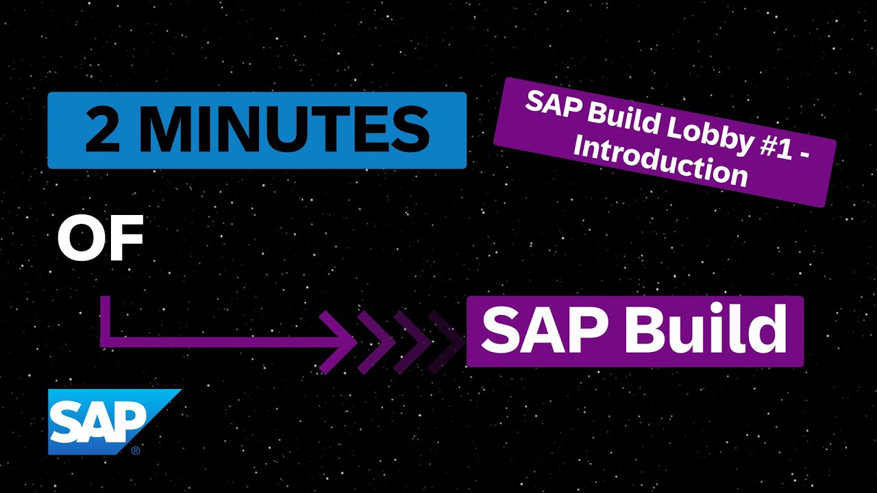 SAP Build Lobby - Introduction - YouTube