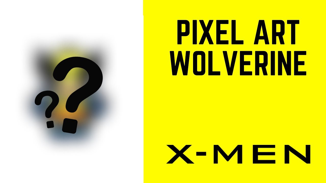 X-Men How To Draw Pixel Art Wolverine #pixelart - YouTube