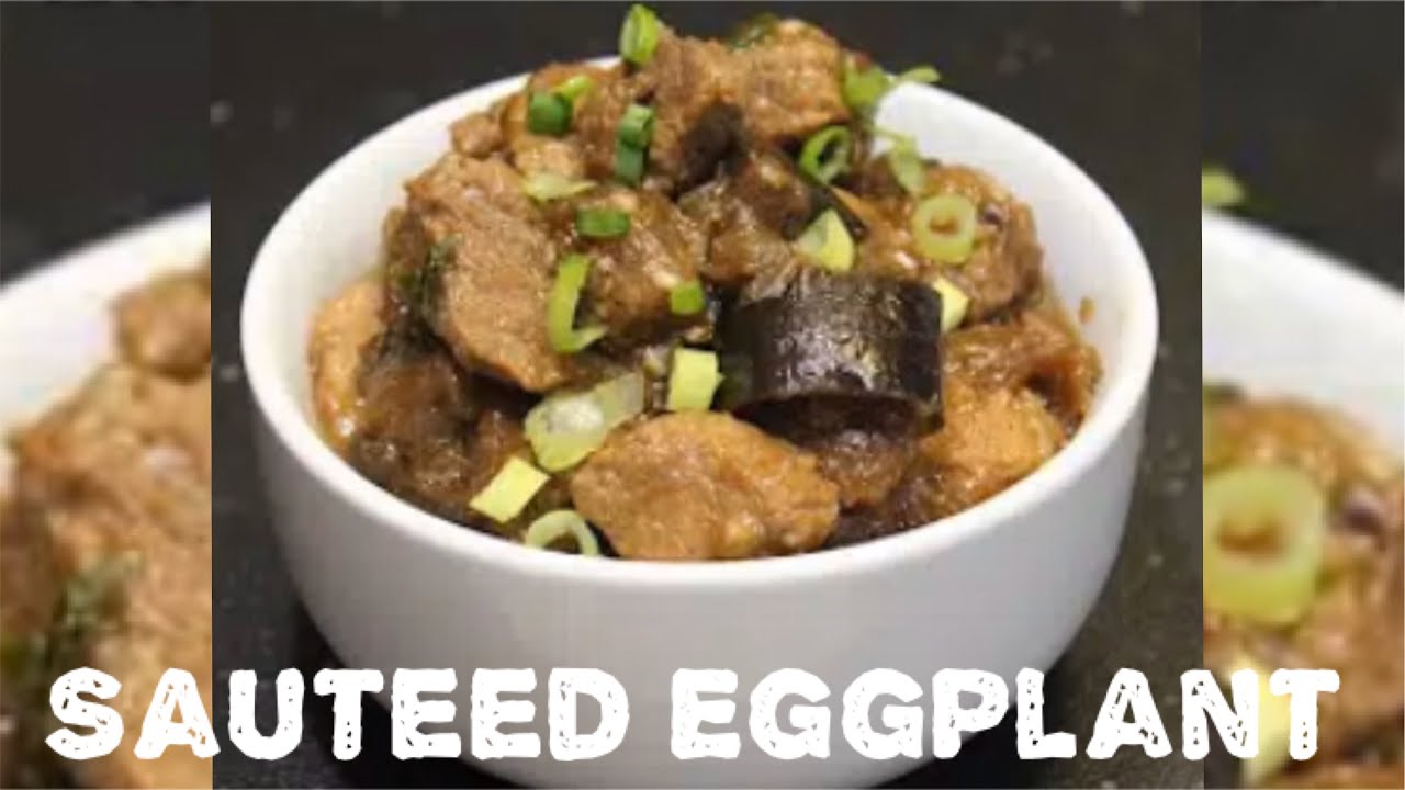 Sauteed Eggplant with Pork My Style (Ginisang Talong with Baboy ...