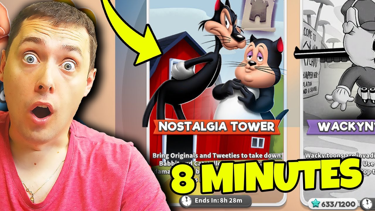 HOW MANY STAGE I CAN BEAT in NOSTALGIA TOWER BIRTHDAY SUIT TWEETY in 8 ...