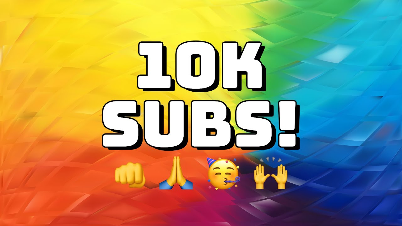 10k subs - thank you! (and a giveaway) - YouTube