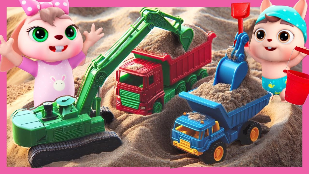 MEGA Toy Trucks Fun | Eli Kids Compilations - YouTube