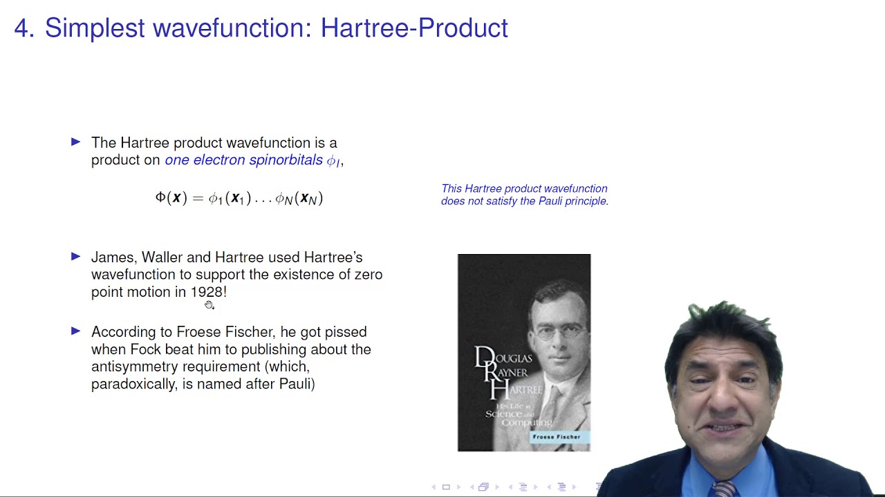 4. The Hartree product wavefunction - YouTube