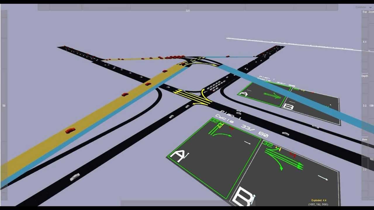 Echelon Interchange Modelled in Commuter - YouTube