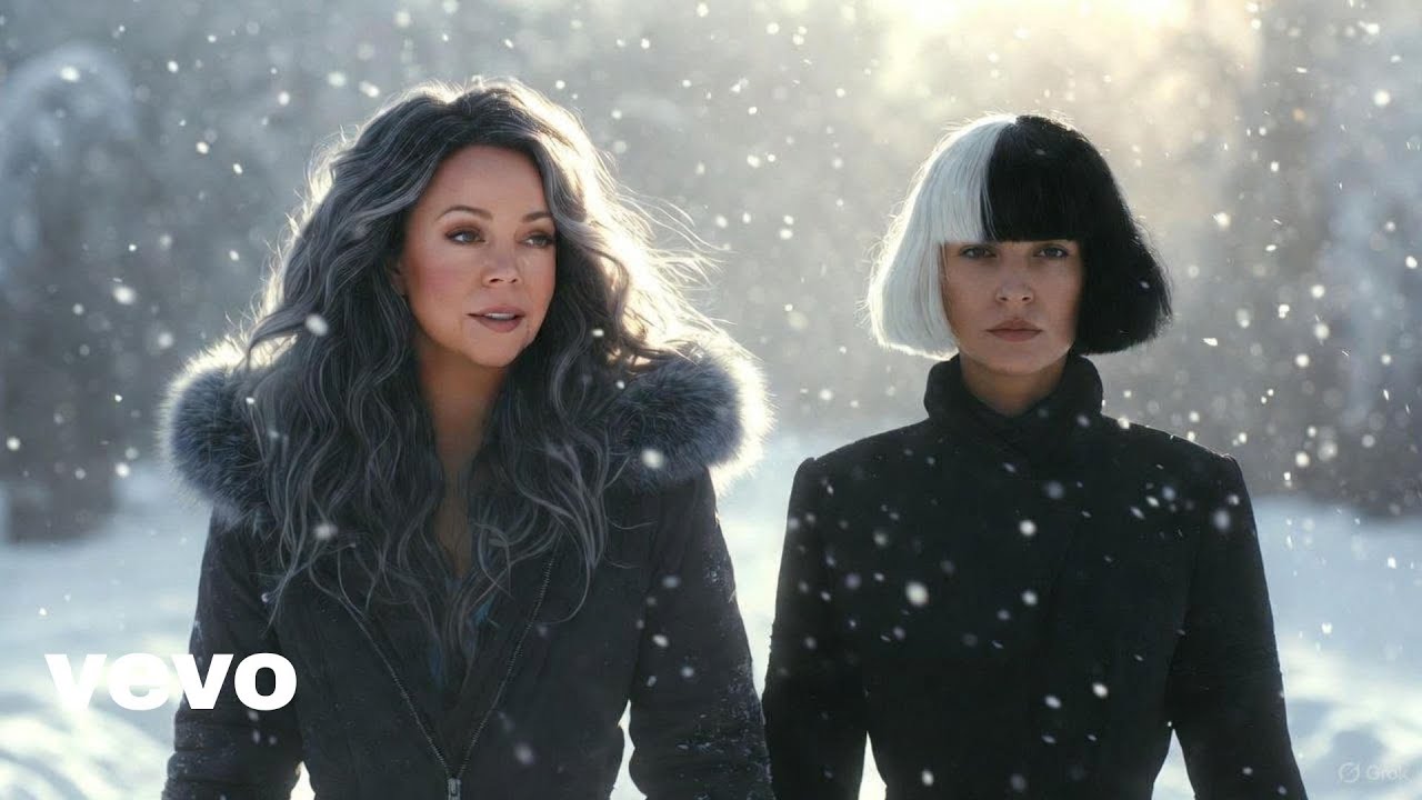 Mariah Carey Ft. Sia -sounds like Christmas (Official Music Video ...