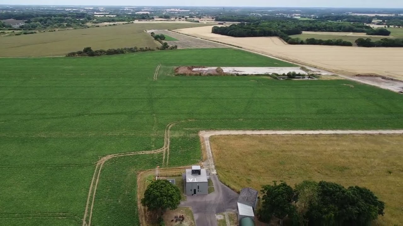Thorpe Abbotts Control Tower and Airfield View - YouTube