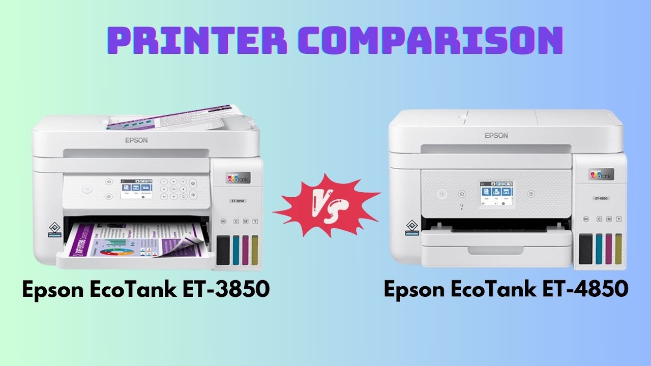 Comparing Epson 3850 Vs 4850 | Which One Is the Best? #printer # ...