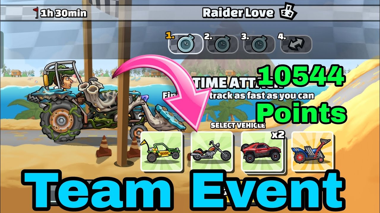 Raider Love new team event for hill climb racing 2 || hill climb racing ...