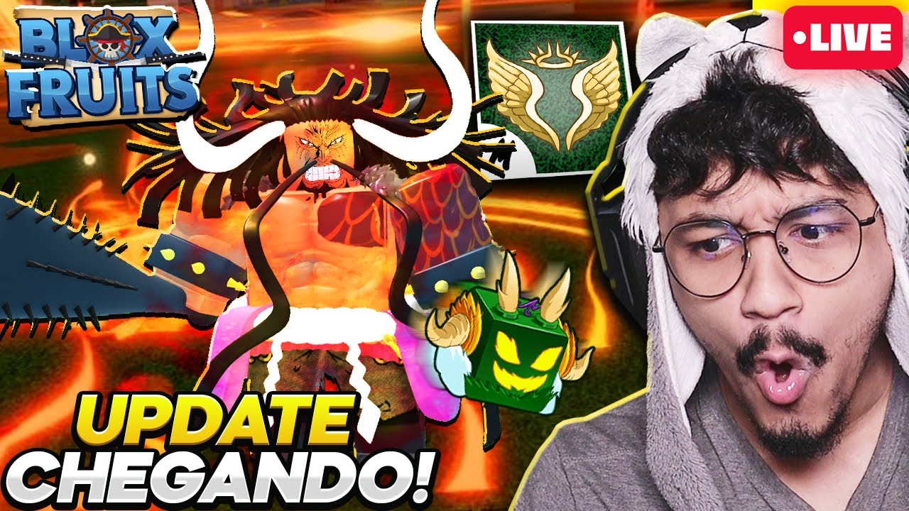 🔴 ATUALIZAÇÃO do BLOX FRUITS TA CHEGANDO! RAÇA NOVA, ANGEL ART, DRAGON ...