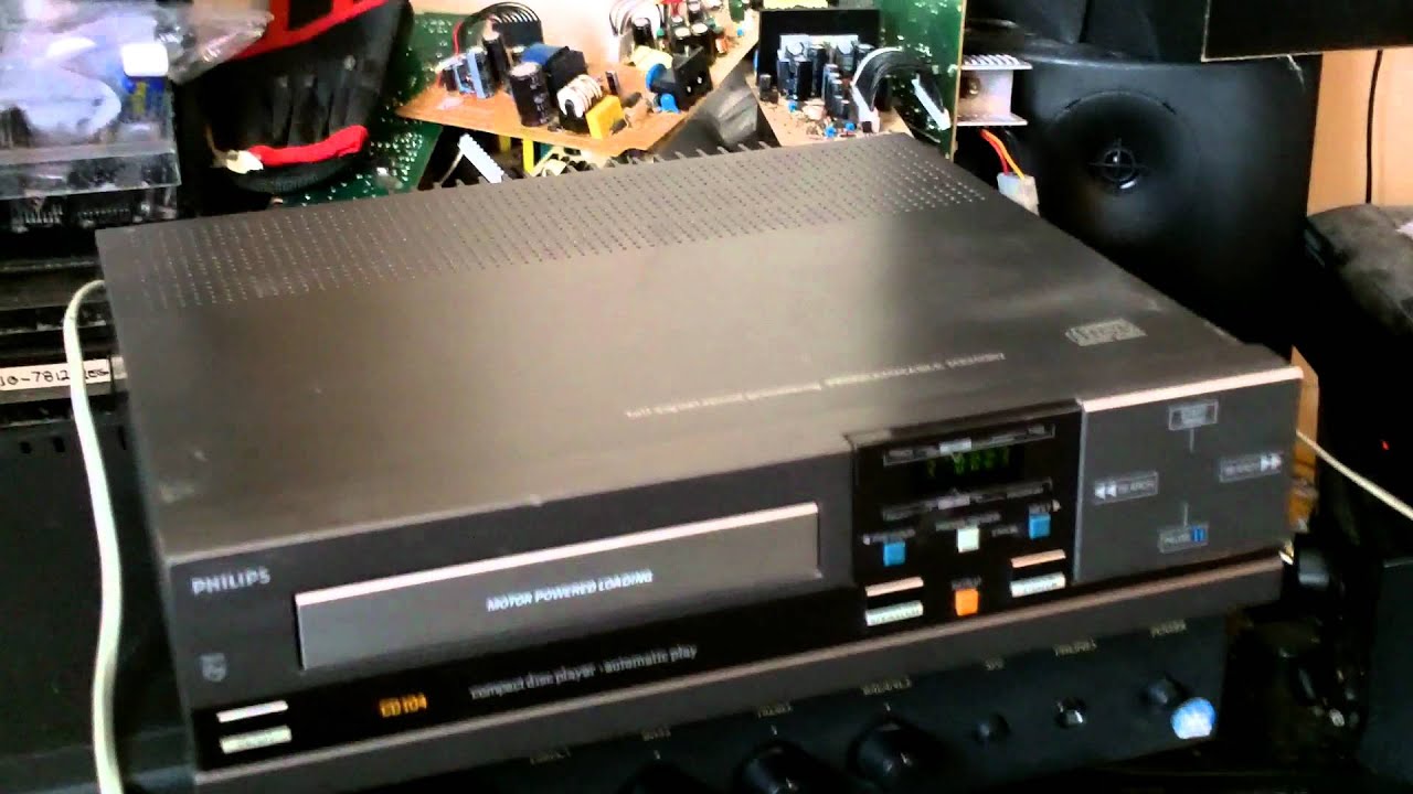 Philips CD player CD104 Classic! - YouTube