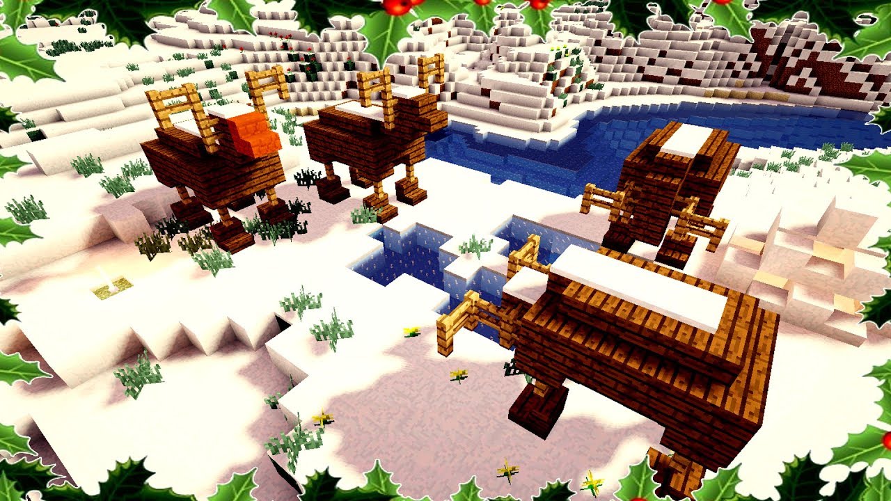 Minecraft Reindeer tutorial (Quick and Easy Christmas Decorations ...