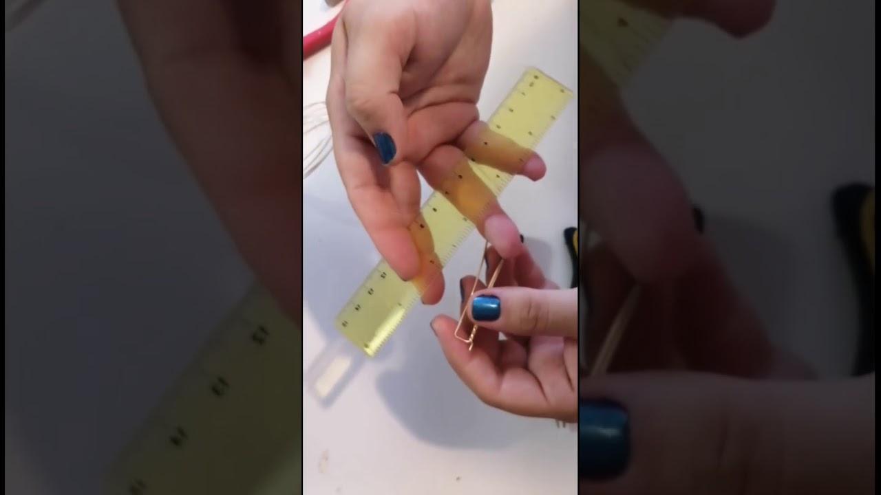 How to make a wire hair comb - YouTube