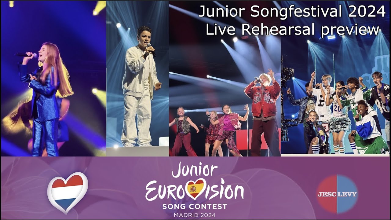 Junior Songfestival LIVE REHEARSALS | JESC 2024 Netherlands - YouTube