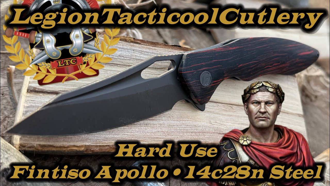 Fintiso Apollo in 14c28n Steel Flipper/Folder - YouTube