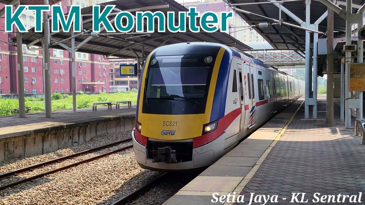 KTM Komuter Class 92 EMU - Setia Jaya to KL Sentral - YouTube