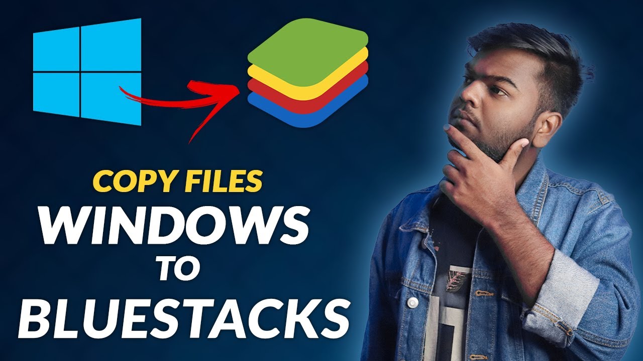 How to Copy Files From Windows 10 to Bluestacks | Windows 10 se ...