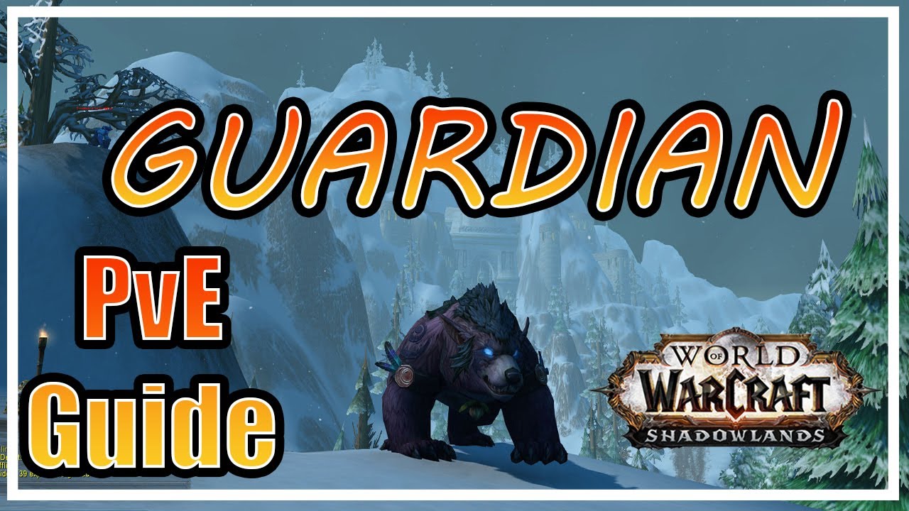 WoW SL - Guardian Druid Talent Guide - YouTube