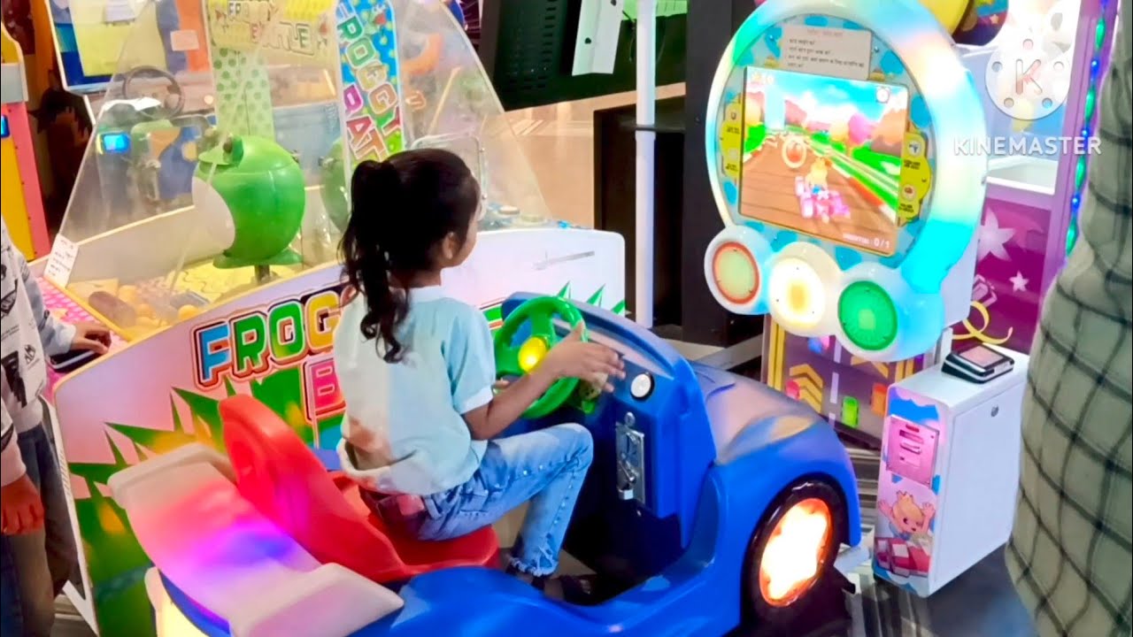 Hungama game zone Magneto mall Bilaspur part 1 //मैग्नेटो मॉल में हमने ...