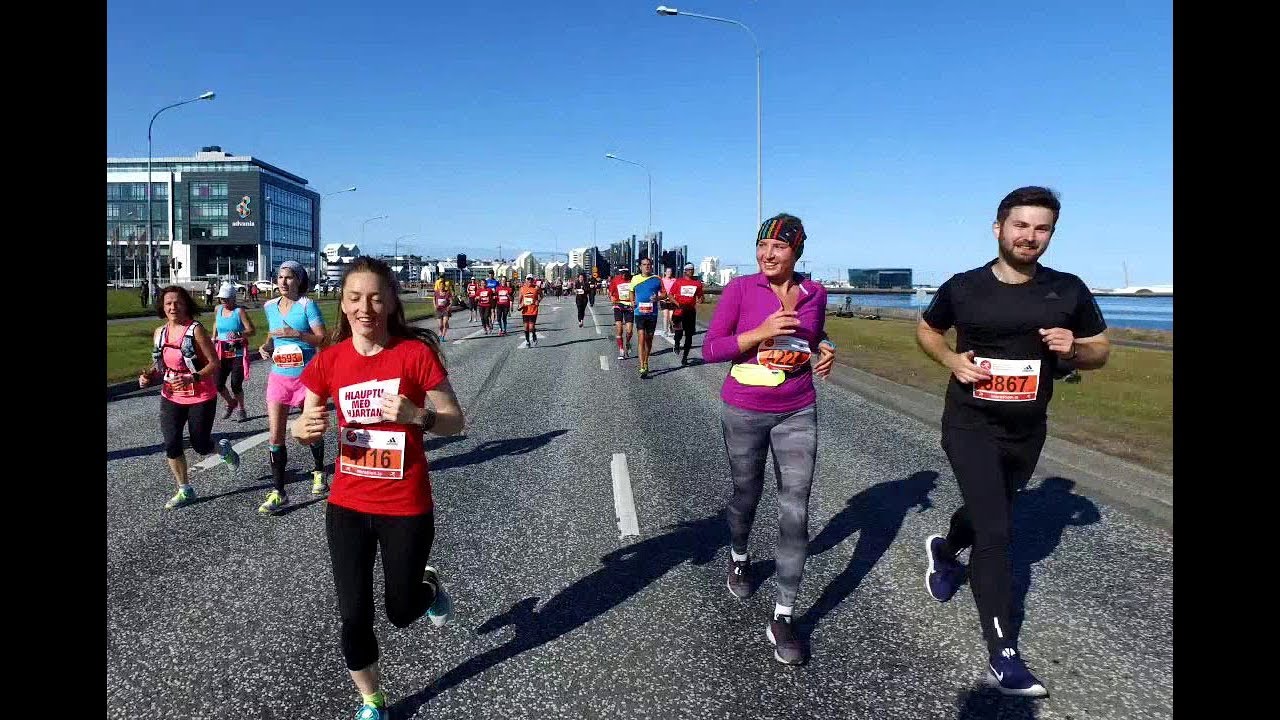 Reykjavik Marathon 21 km (2017) - YouTube