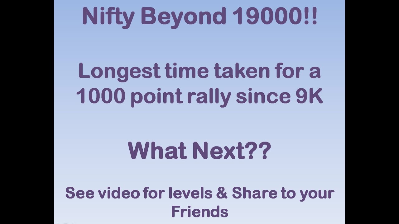 Nifty Analysis Beyond 19000 - YouTube