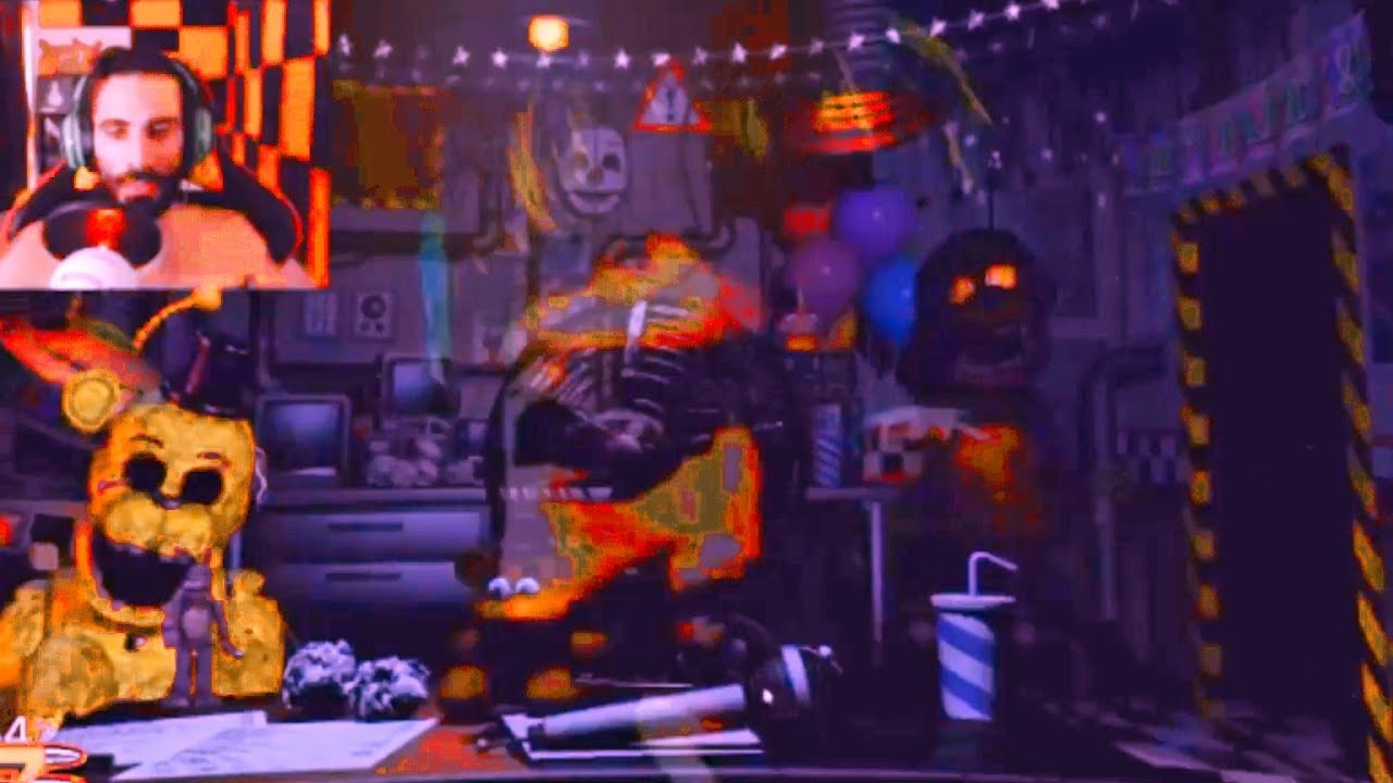 Creepy Face in Ultimate Custom Night! FNaF Secrets! - YouTube