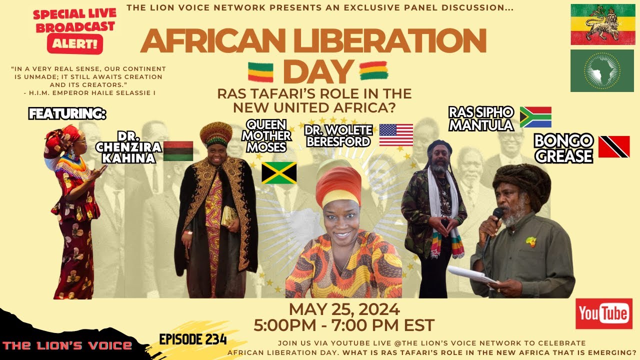 Special Broadcast: African Liberation Day-What is Rastafari's Role in a ...