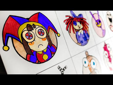 Drawing Door Icons [The Amazing Digital Circus] - YouTube